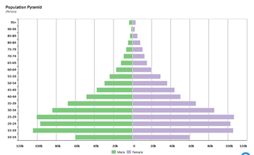 Population Pyramid - Botswana Data Portal